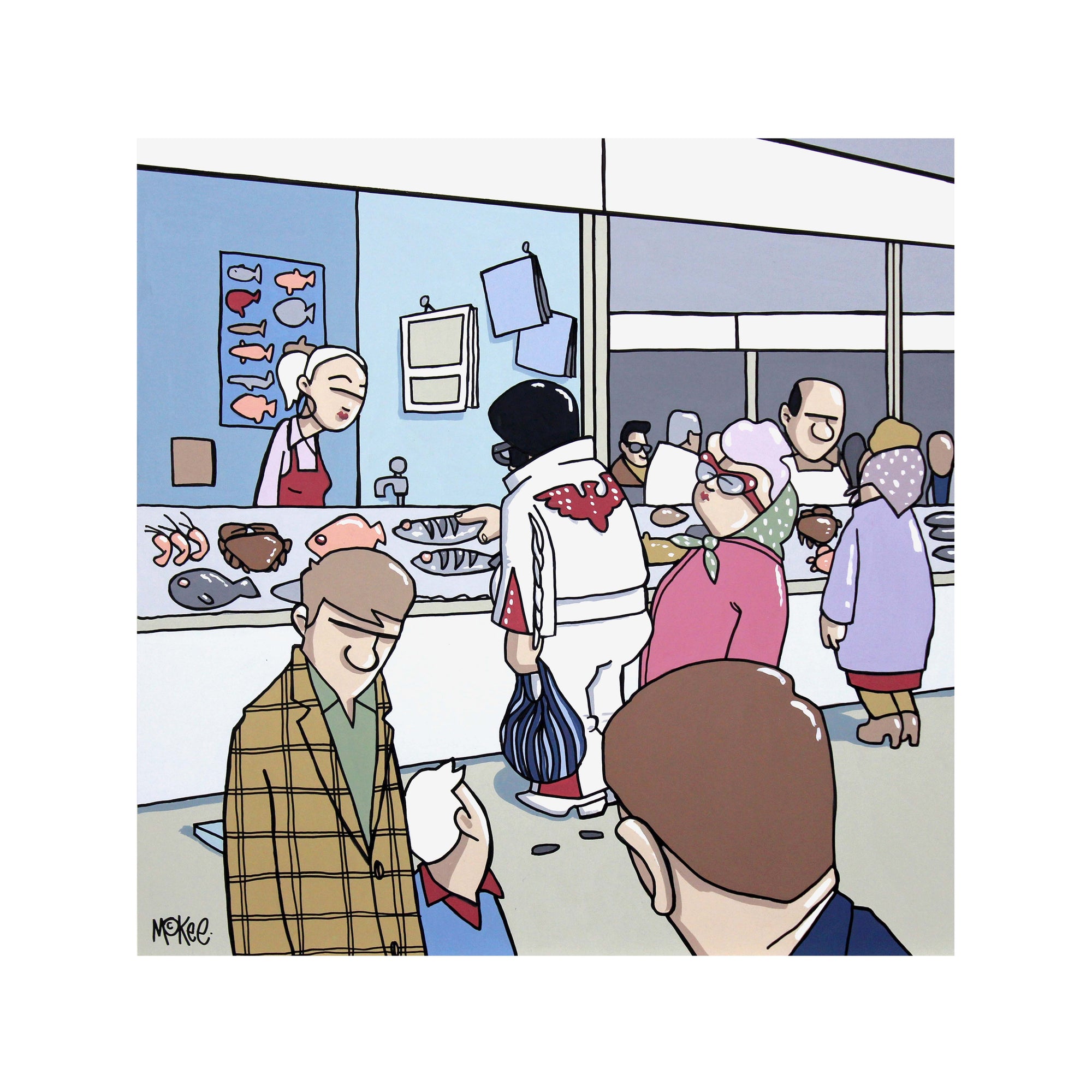 Elvis At Castle Fish Market