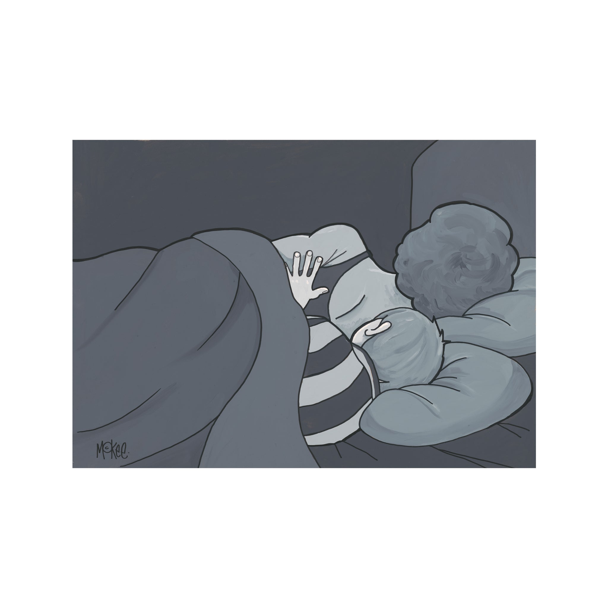 Sleep Tight - Print by Pete McKee - Buy Now