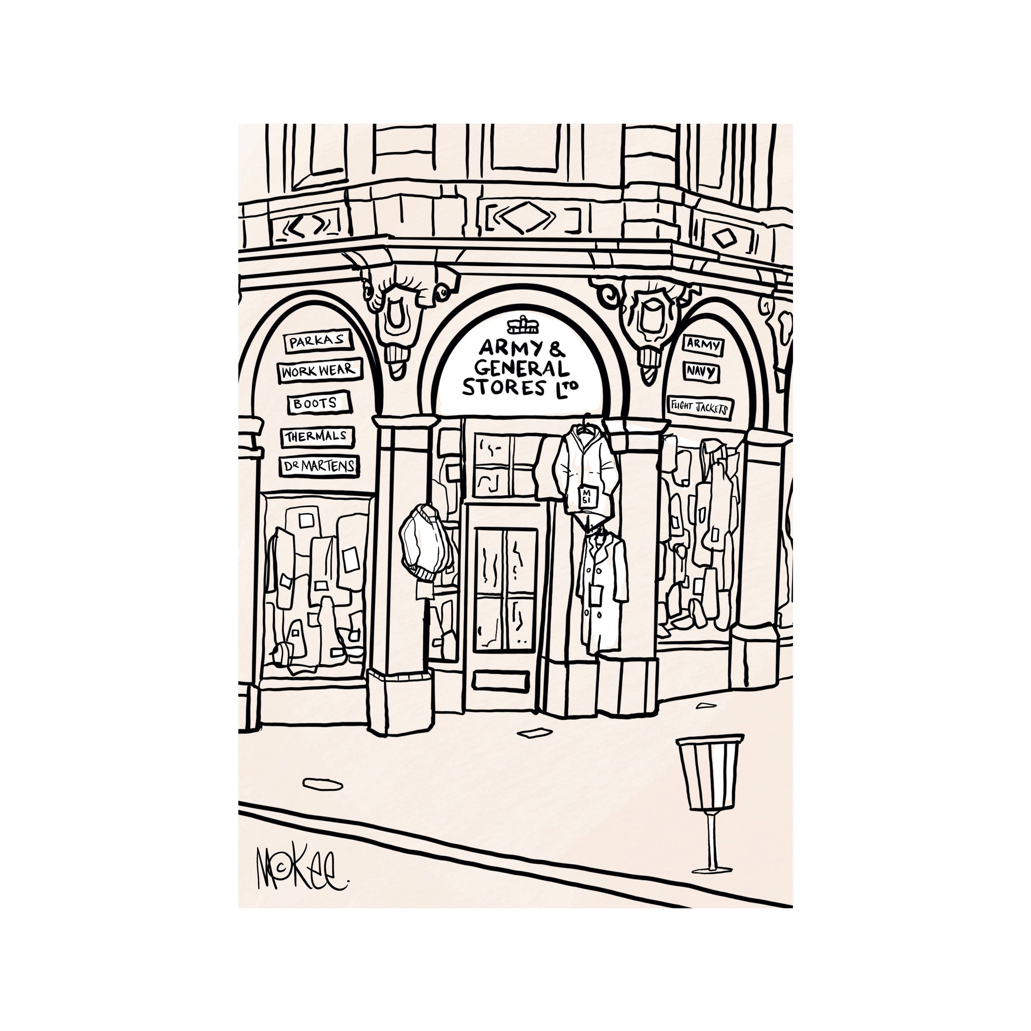 Surplus To Requirements- Print by Pete McKee - Buy Now